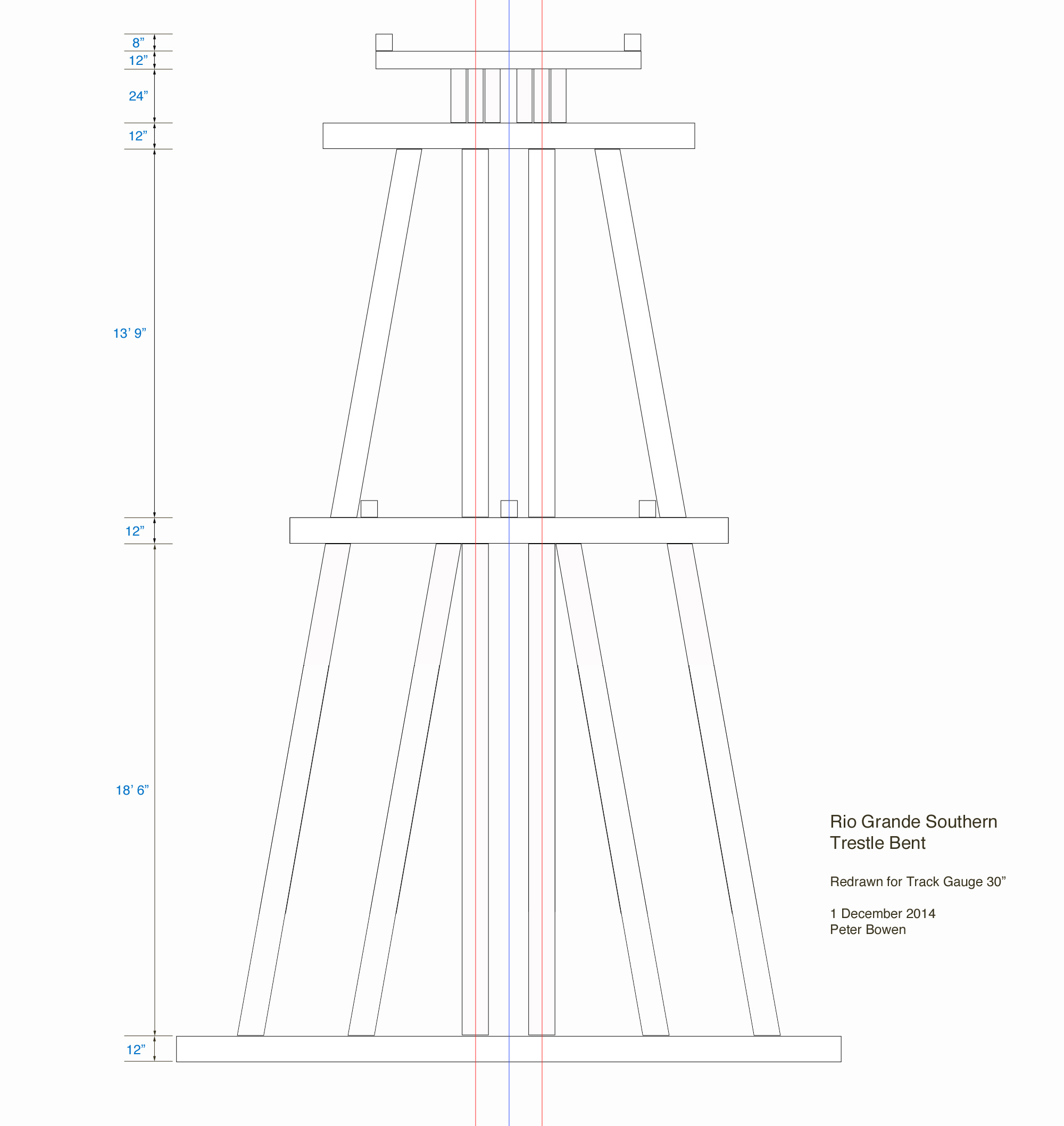RGS Trestle Bent Drawing