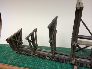 Attaching Trestle Bents to Splined Bridge Deck